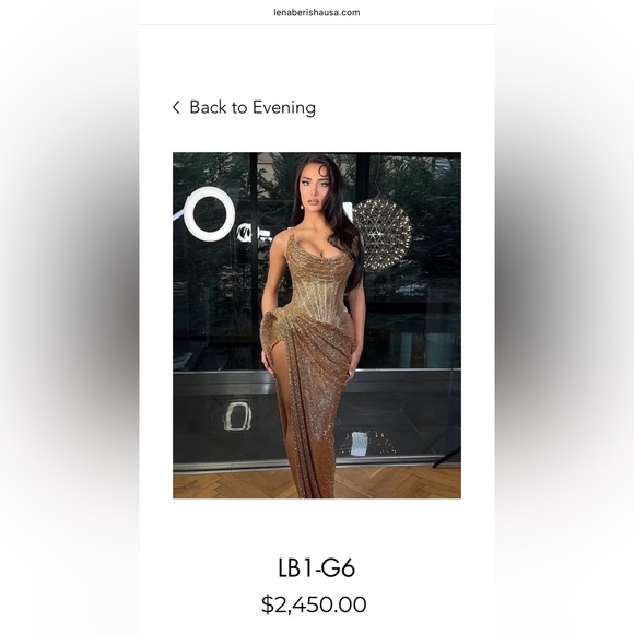 lena berisha | Dresses | Dazzling Gold Sequin Prom Dress | Poshmark